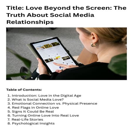 Title Love Beyond the Screen The Truth About Social Media Relationships ...