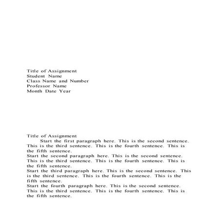 Title of assignment student nameclass name and | PDF