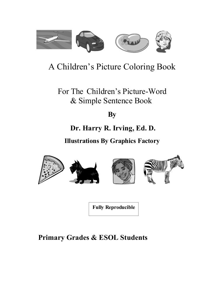 Title Page Coloring Book