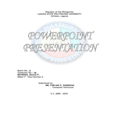 Sample Title Page | DOC