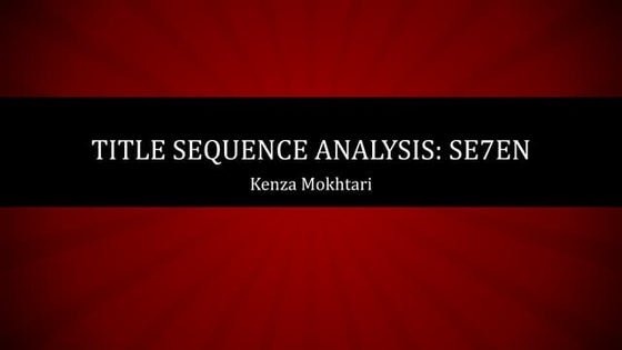 Types of film openings | PPT