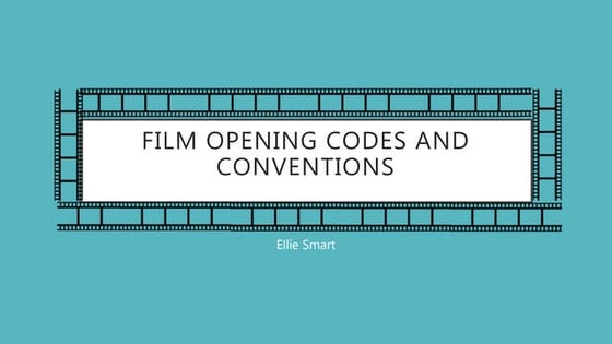 Codes and conventions media presentation | PPTX | Fan Conventions | Events
