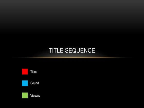 Insidious opening sequence title timeline | DOCX