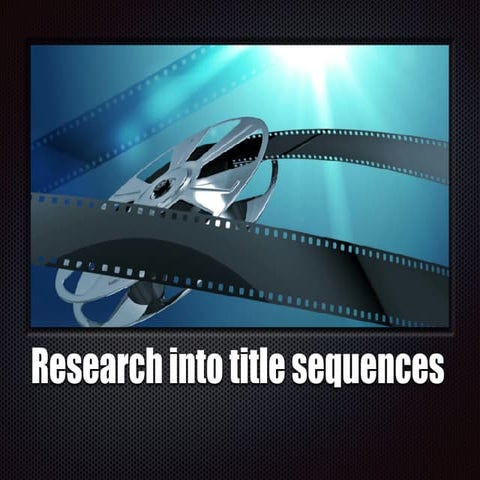 Title sequence pdf | PPT