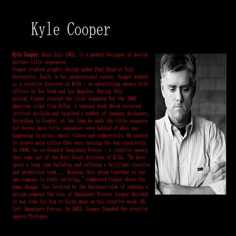 Title sequences presentation | PPTX