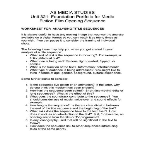 Titles worksheet | PDF