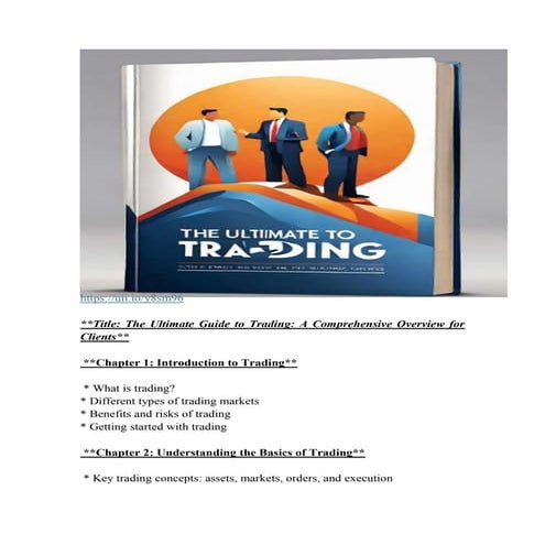 Ultimate Guide to Trading | DOCX | Business Accounting & Finance | Business
