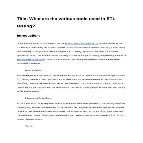 Title_ What are the various tools used in ETL testing.pdf