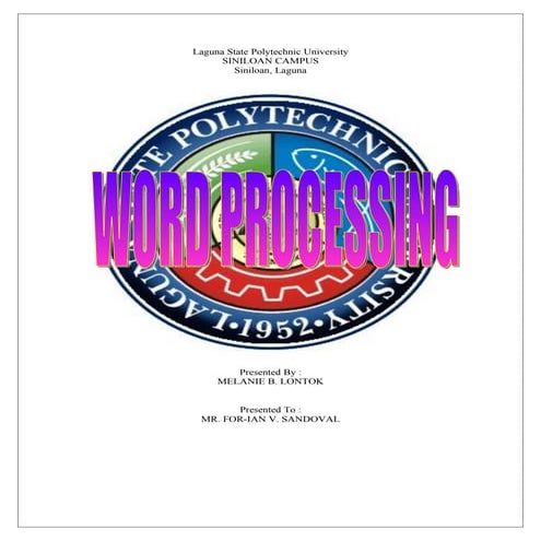 Title Word Processing Lontok | DOC