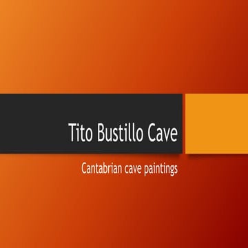 Tito Bustillo cave | PPTX