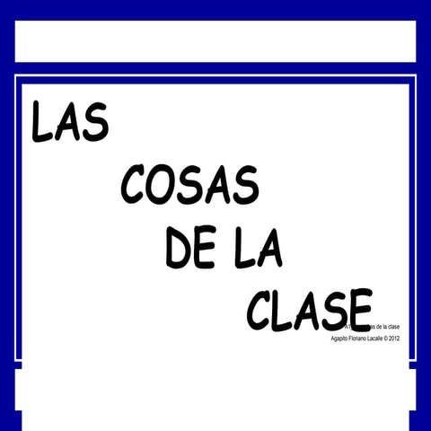 Cosas de clase | PPT