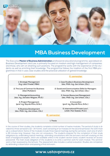 Titul MBA Commercial law | PDF