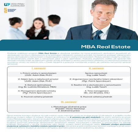 Titul MBA Nemovitosti | PDF