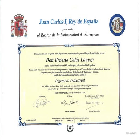 Certificate in Industrial Engineering | PDF