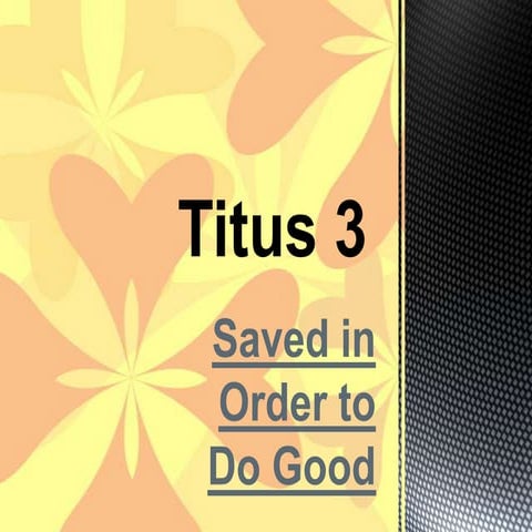 Titus 3 | PPT