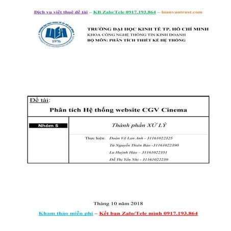 TIỂU LUẬN PHÂN TÍCH HỆ THỐNG WEBSITE CGV CINEMA.doc