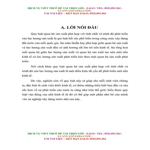 Tiểu Luận Về Mối Quan Hệ Giữa Lực Lượng Sản Xuất Và Quan Hệ Sản Xuất.doc