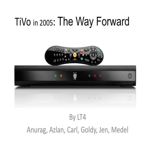 Tivo in 2005 strategic inflection lt4 rev 01 | PPTX