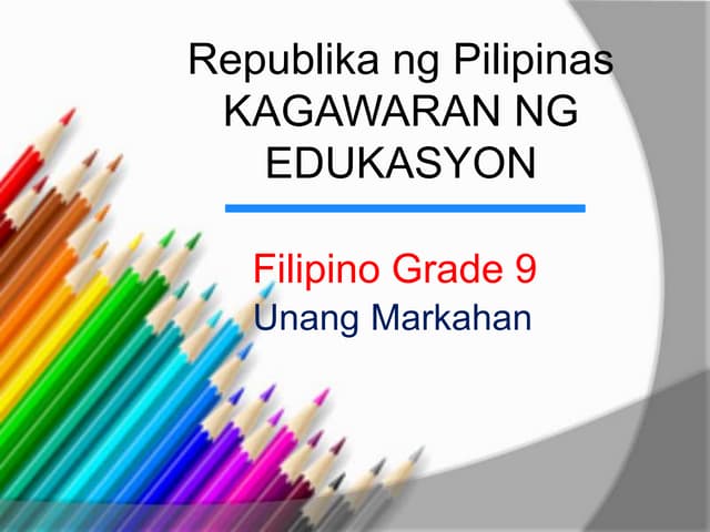 Pagbibigay ng Opinyon, Matibay na Paninindigan -Filipino 9.pptx