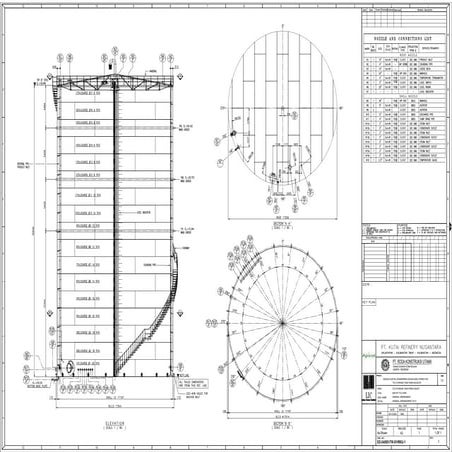 Detail Drawing Design For TCO Storage Tank | PDF