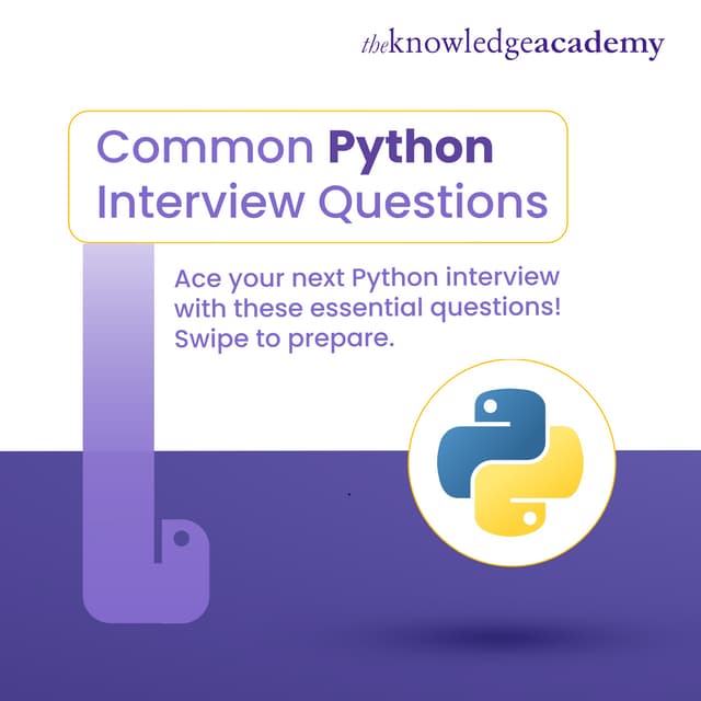 Common Python Interview Questions Weve Got The Key Questions To Help You Shine Pdf