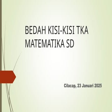 TKA Matematika SD Kelas 6 tahun 20252026.pptx