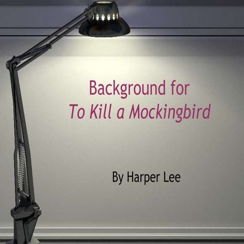 To Kill A Mocking bird | PPT | Law