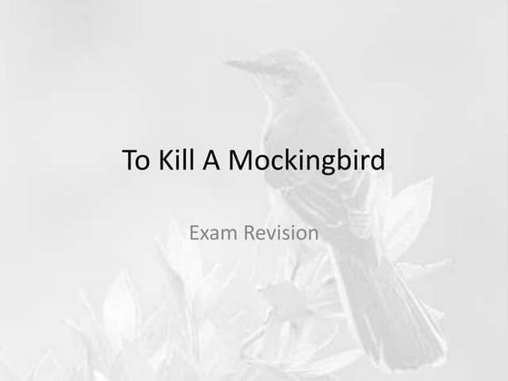 To Kill a Mockingbird - Timeline of events | PDF