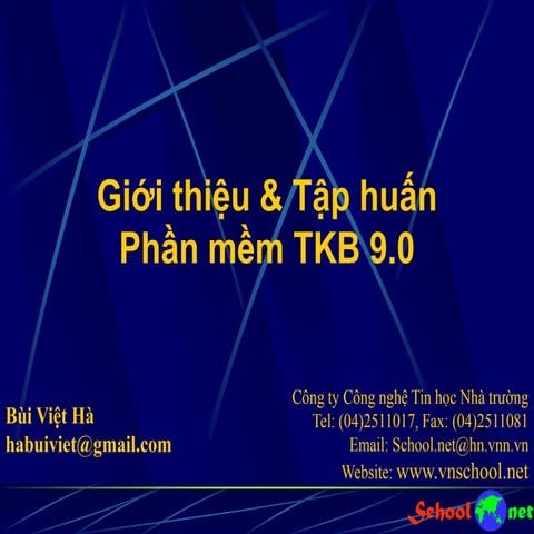 Các bước thực hành xếp thời khóa biểu sử dụng phần mềm TKB | DOC