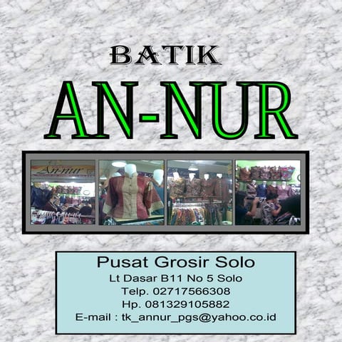 BATIK AN-NUR | PPT