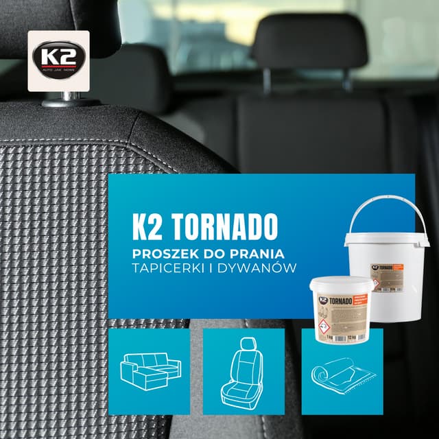 K2 TORNADO | Proszek do prania tapicerki i dywanów | PDF