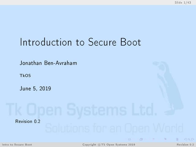 Tkos secure boot_lecture_20190605 | PDF Tkos secure boot_lecture_20190605 | PDF