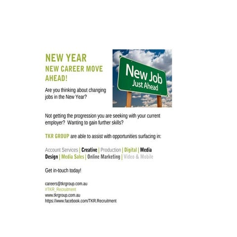 TKR GROUP - New Year New Job | PPT