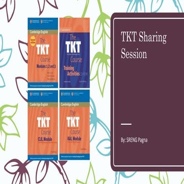 TKT Module 2 Lesson 23 and 24 | PPT