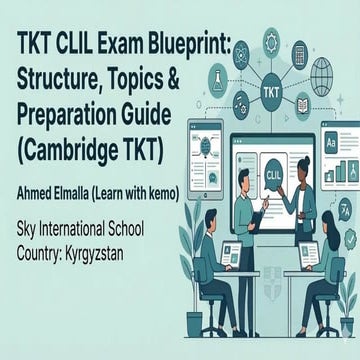 TKT CLIL Exam Blueprint: Structure, Topics & Preparation Guide ...