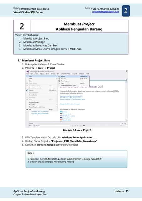 Modul PBO Bab-07 - Enkapsulasi (Encapsulation) | PDF