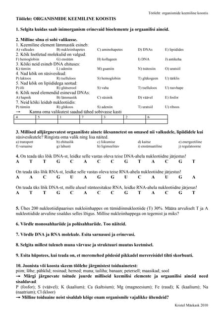 Taimerakk ja seenerakk | PPT