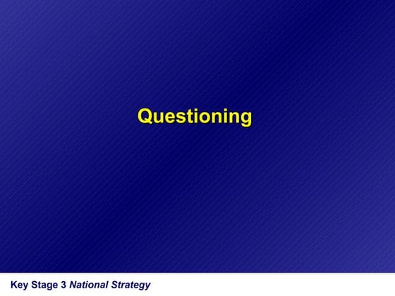 Convergent and Divergent Questioning Strategies | PPTX | Educational ...
