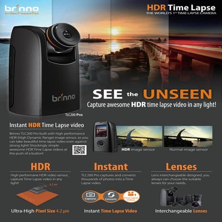 Brinno Time Lapse Camera TLC200 Pro | PDF