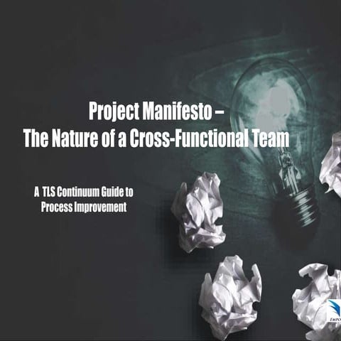 TLS Continuum How to Guide - Project Manifesto nature of a cross-functional team | PPTX | Human ...