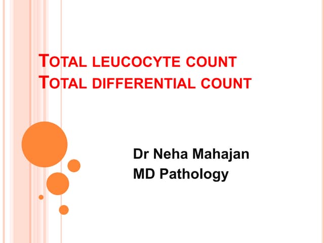 Differential cell count | PDF