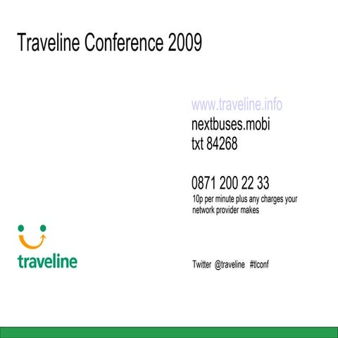 Traveline Conference 09 | PPT