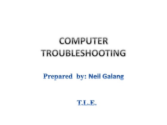 Computer repair and maintenance | PPT