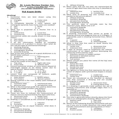 Tle exam-drill | DOC