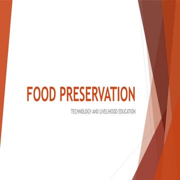 TLE-FOOD-PRESERVATION nsjakalqo1001p1001 | PPT