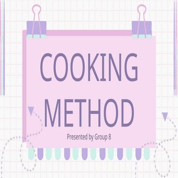 TLE-Group 2nd quarter Cooking Methods.pptx