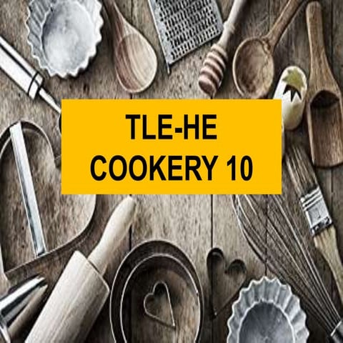 Cookery 10 q1 mod1 | PDF
