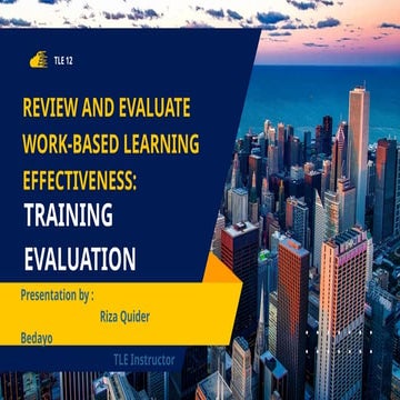 TLE 12 1st Topic - Training Evaluation.pptx