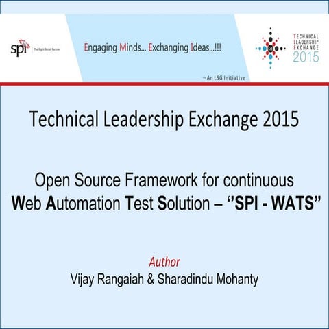 TLE2015_SPI_WATS | PPT