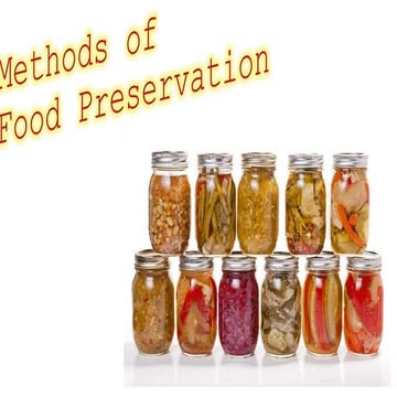 Methods of Food Preservation | PPTX
